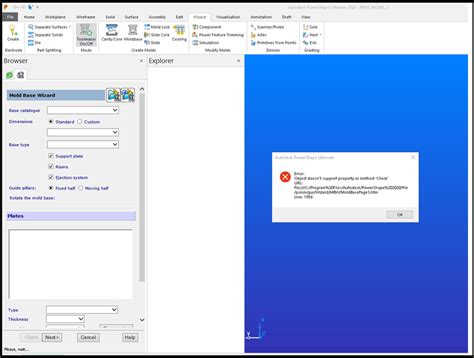 object doesn t support property or method check url in mold base