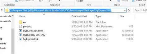 installation my setup for c application whit database don t run on