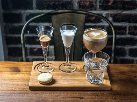 drink a three piece deconstructed latte at coffee project new york