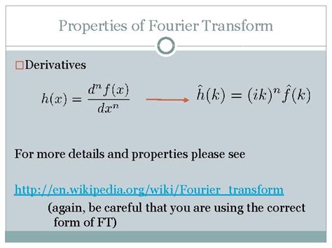 Fourier Transforms Solving The Diffusion Equation Joseph Fourier