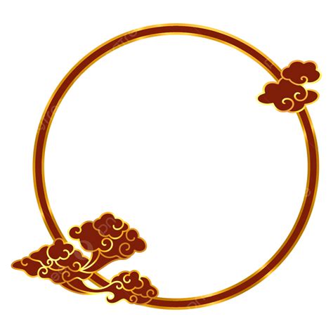 상서로운 구름 테두리 빨간색 상운 상서로운 구름 빨간색 테두리 경계 Png 일러스트 및 Psd 이미지 무료 다운로드