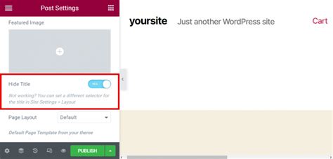 how to hide page title in wordpress manual method plugins