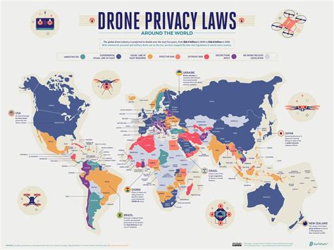 Drone Privacy Laws Around The World Mapporn