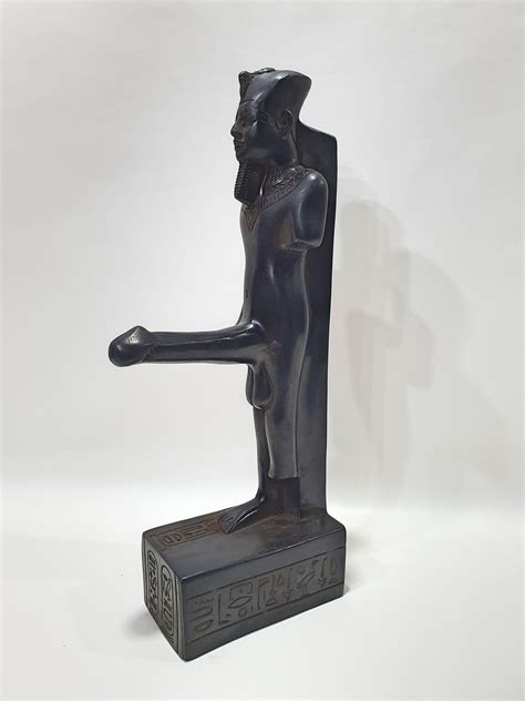 Unique Ancient Egyptian Art God Min Phallic The God Of Etsy