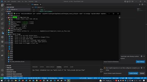 why are vscode npm commands opening in new cmd node window