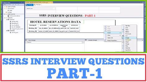 ssrs realtime interview questions part 1 msbi ssrs youtube