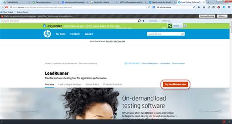download and install hp loadrunner 12 0