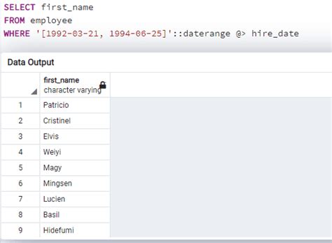 postgres date range examples sql server guides