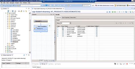 sap hana attribute view create attribute view in 9 easy