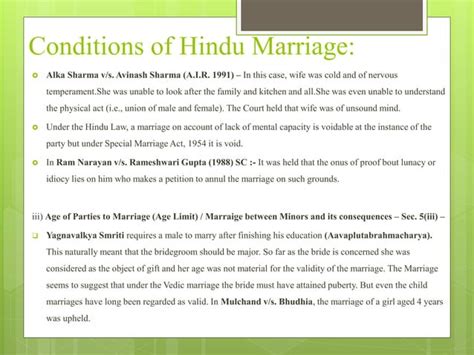 Hindu Marriage Act 1955 Ppt