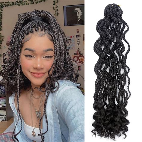Bob Box Braids With Curly Hair Designer Fashion Ph