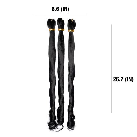 Darling Pre Stretched Loose Body Waves Braid Hair 3x Pack 52 Inch 1b