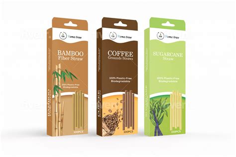 6mm Disposable Drinking Straw Bamboo Fiber Straws Homestraw