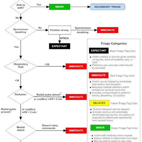 Emergency Severity Index Esi Triage Algorithm V 4 Five Levels
