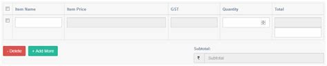 jquery store multiple rows data from dynamic tabular form in php