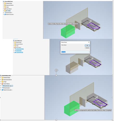 solved browser folders in ilogic autodesk community