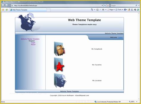 asp net website templates free download of web theme templates creator