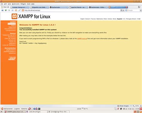 instalar xampp en ubuntu ososentado