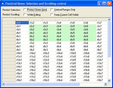 vsflexgrid pro screenshots