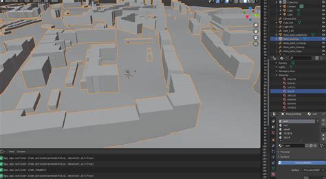 scripting python script objects are grey after export