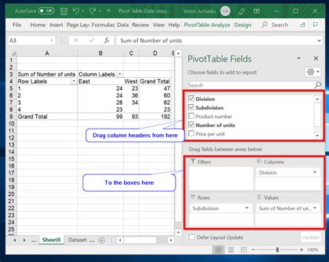 how to make a pivot table in excel