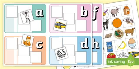 Linguistic Phonics Initial Letter Sound Sorting Cards