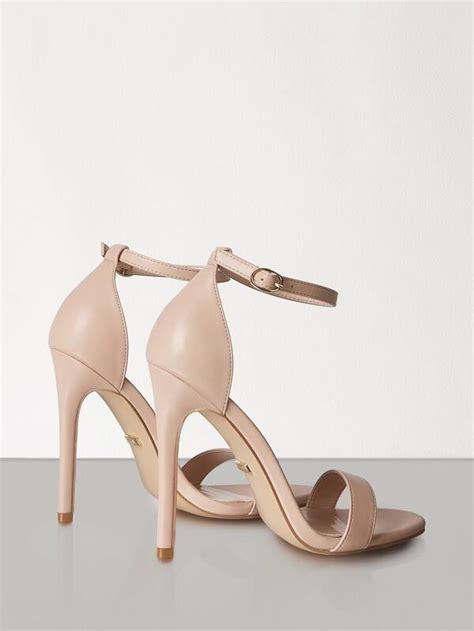 Shein Bizwear Minimalist Stiletto Heeled Ankle Strap Sandals Shein Uk