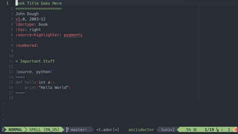 code block syntax highlighting · issue 59 · habamax vim asciidoctor