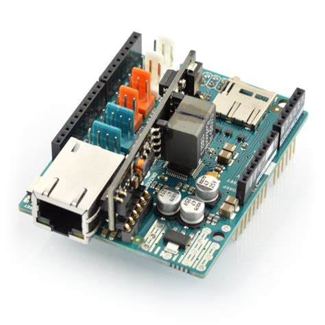 arduino ethernet shield 2 withmicrosd reader botland robotic shop
