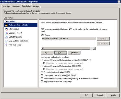 tutorial 802 1x authentication via wifi active directory network policy server cisco wlan