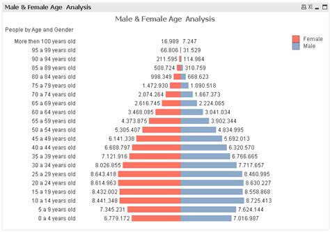 How To Create A Population Pyramid Chart Reveal Bi