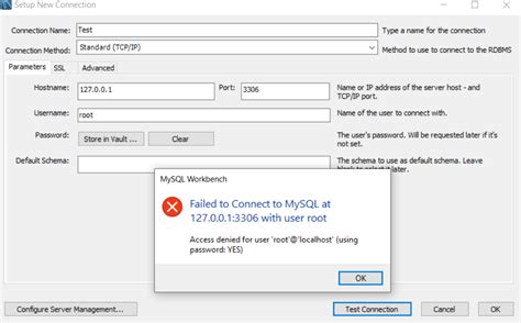 windows mysql error 1045 access denied for user root localhost