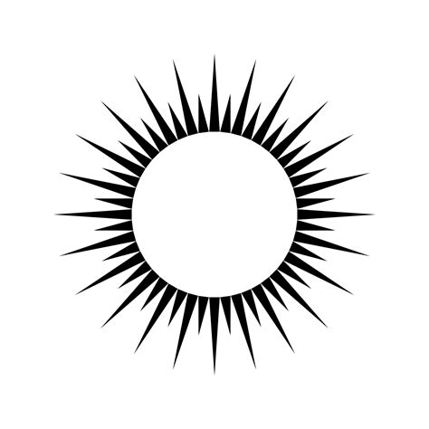 Sunburst Sunburst Icon Retro Burst Design Sunlight Vector