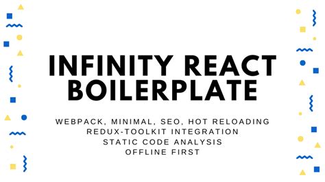 alternatives and detailed information of infinity react boilerplate