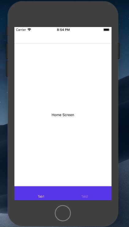 missing header bar on a simple combination react navigation stack