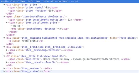 loops can t get prices of a product by web scraping in python stack