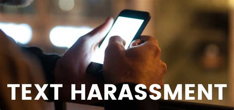What You Probably Dont Know About Text Harassment As A Crime