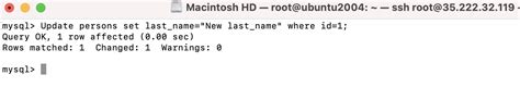 how to use mysql from the command line on ubuntu server 20 04 devtutorial
