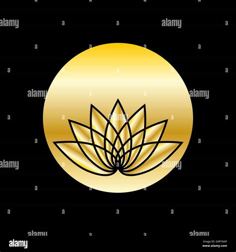 Abstract Lotus Flower Logo Design Stock Vector Image And Art Alamy