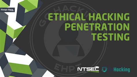 ethical hacking penetration testing ehpt — ntsec