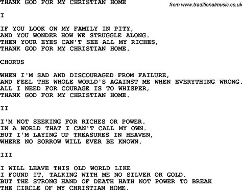 Country Southern And Bluegrass Gospel Song Thank God For My Christian