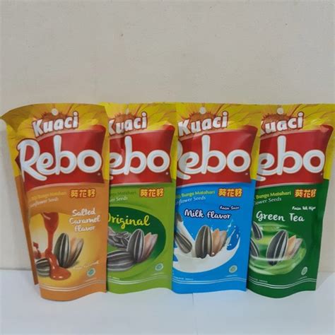 Jual Kuaci Rebo 150gr Kuaci Bunga Matahari Sunflower Seeds Di Lapak