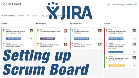 how to set up a scrum board in jira youtube