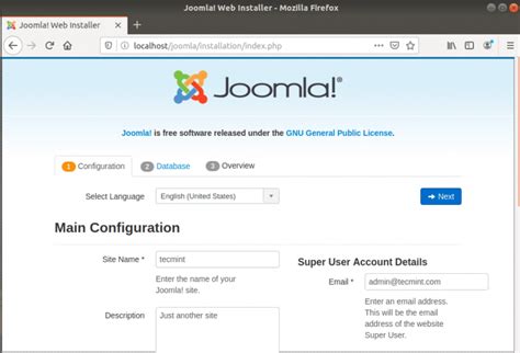 how to install joomla on ubuntu 18 04