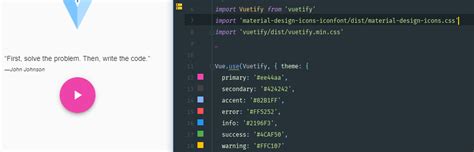 material design icons iconfont vuetify