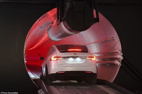 Elon Musk Unveils Revolutionary Underground Tunnel Daily Mail Online