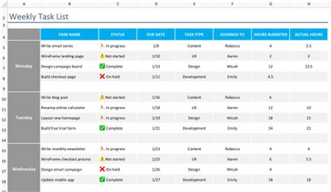 free excel task tracker template and to do list teamgantt