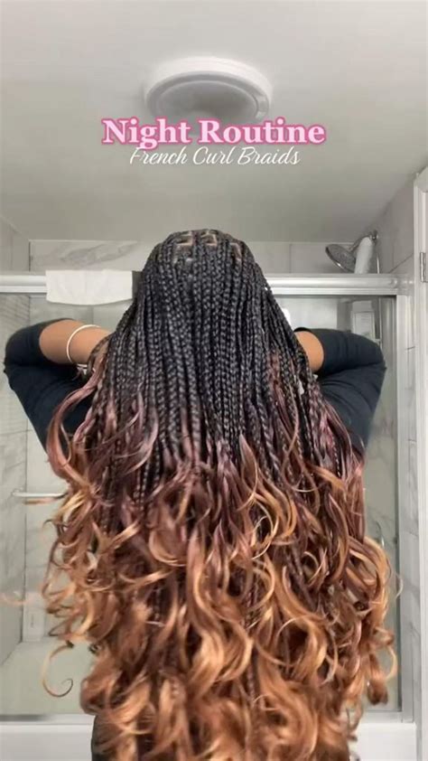 Goddess Braids French Curl Braids Hair Tutorial French Curl Hair
