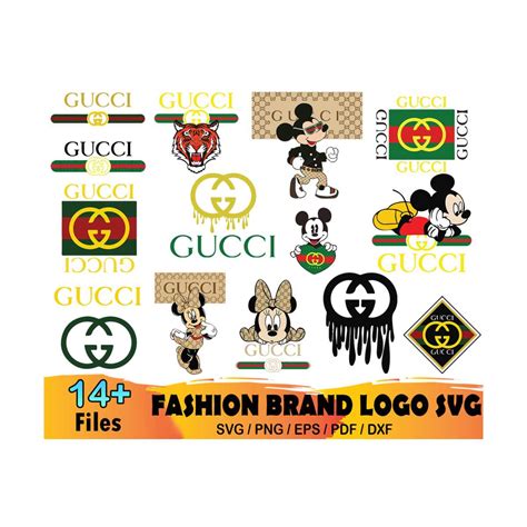 14 Gucci Bundle Svg Brand Logo Svg Gucci Svg Gucci Logo S Inspire