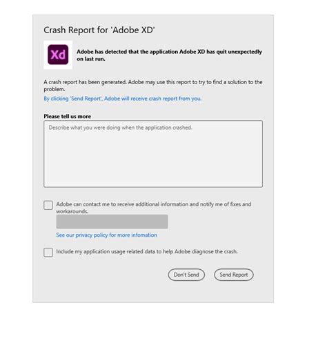 unable to open adobe xd adobe community 12215389